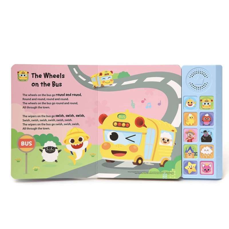 Promo Pinkfong Baby Shark Nursery Rhymes Sound Book / Song Book / Buku ...
