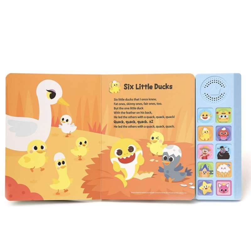 Promo Pinkfong Baby Shark Nursery Rhymes Sound Book / Song Book / Buku ...