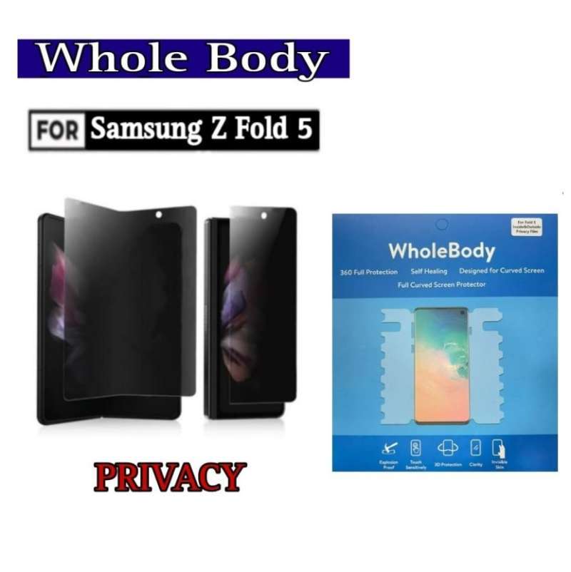 Promo Screen Protector Z Fold 5 Hydrogel Whole Body Privacy Inside ...