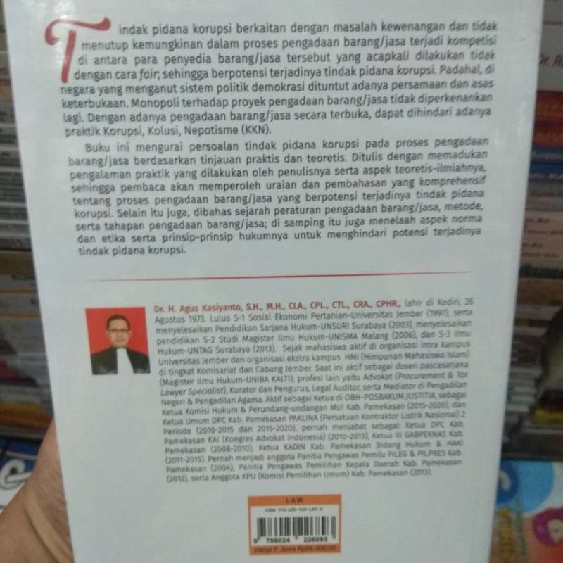 Promo Tindak Pidana Korupsi Pada Proses Pengadaan Barang Dan Jasa Diskon 23% Di Seller Faika ...