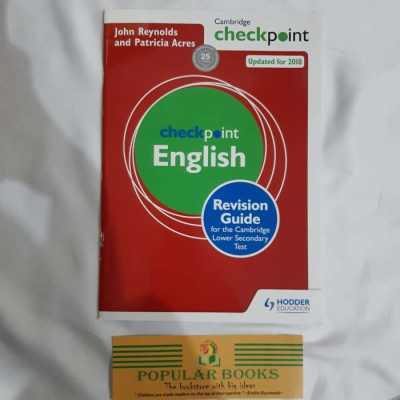 Promo Cambridge Checkpoint English Revision Guide for Lower ary Test ...