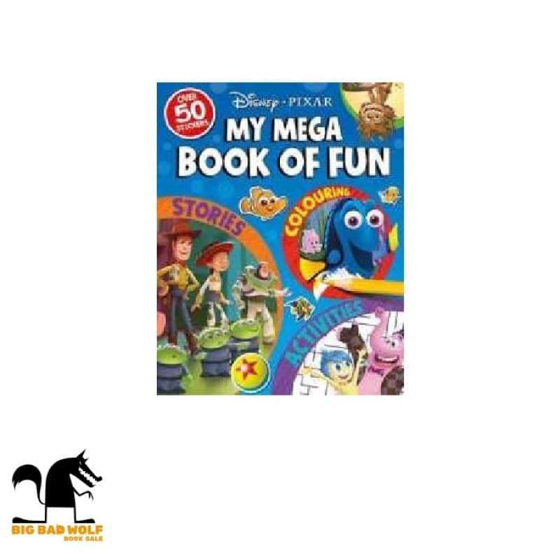 Promo *my Mega Book Of Fun Disney: Disney Pixar Mixed: My Mega Book Of ...