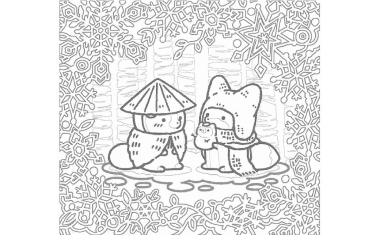 Promo Tanuki And Kitsune 2 Coloring Book Buku Mewarnai Jepang Diskon 24 ...