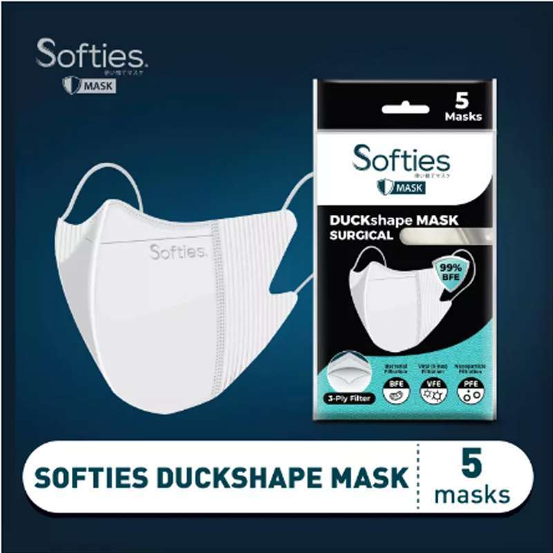 Jual Softies Mask Duckshape Surgical 3 Ply 5 S Di Seller Alfamidi ...