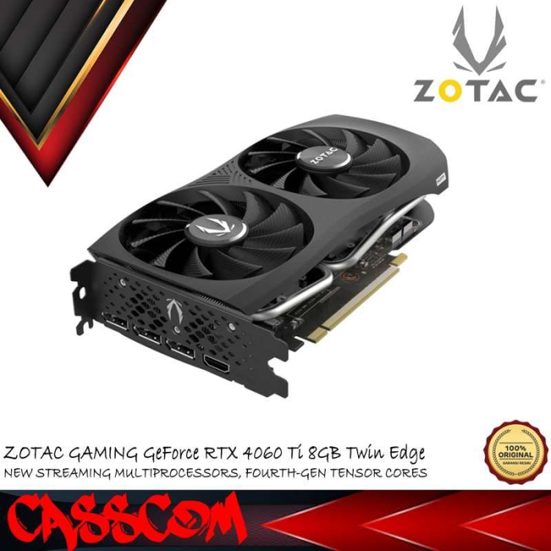 Jual Zotac Geforce Rtx 4060 Ti Twin Edge 8gb Gddr6 Rtx 4060ti Di Seller ...