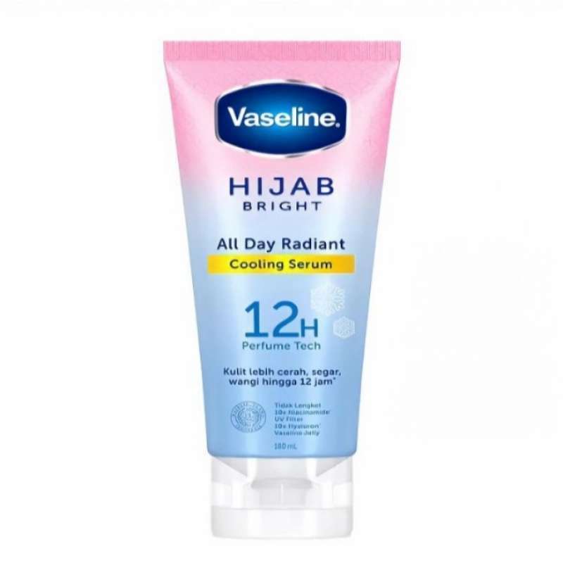 Jual Vaseline Hijab Bright Refreshing Body Serum 180 Ml Di Seller ...