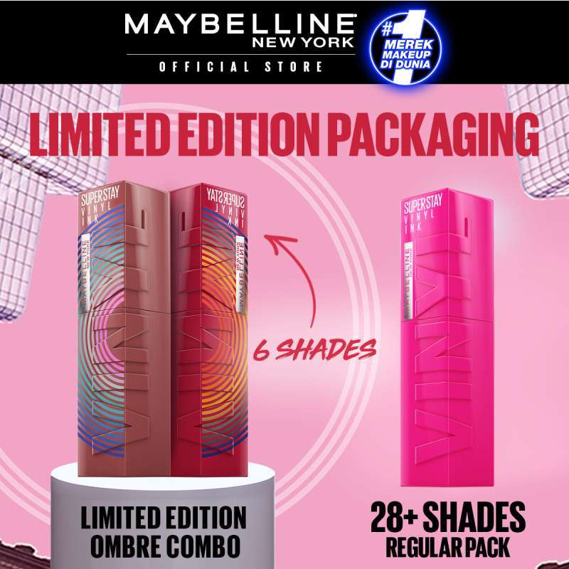 Promo Maybelline Superstay Vinyl Ink Tint - Liptint Transferproof ...