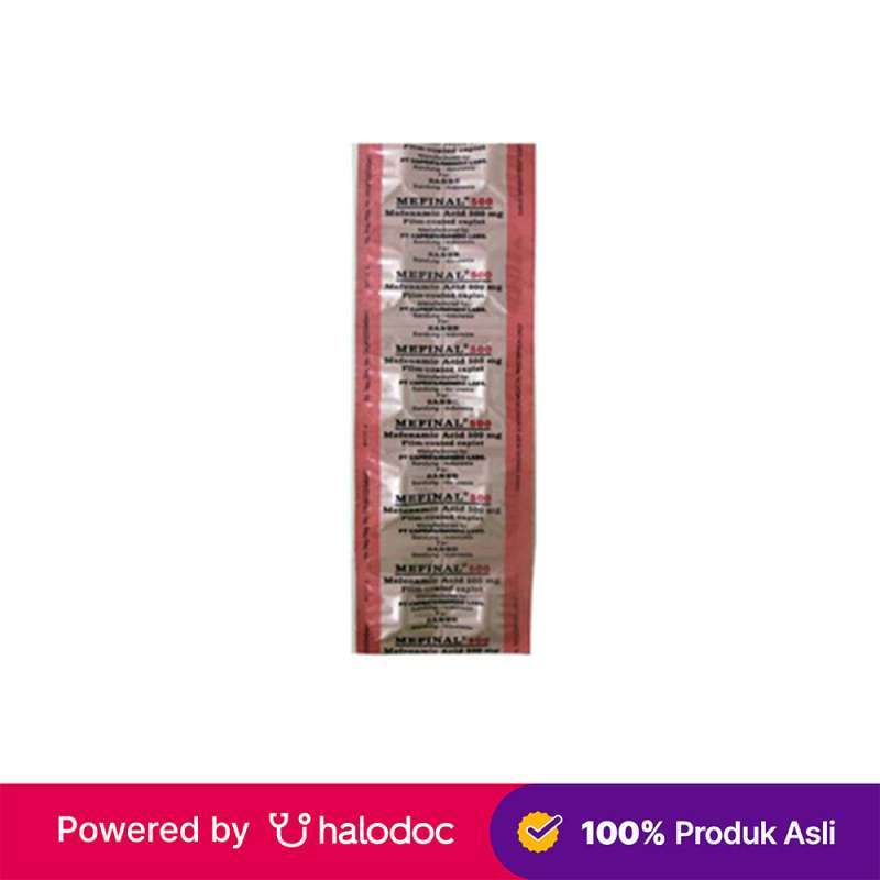 Jual Mefinal 500 Mg 10 Kaplet Di Seller Apotek Halomedika Bsd - Ciater ...
