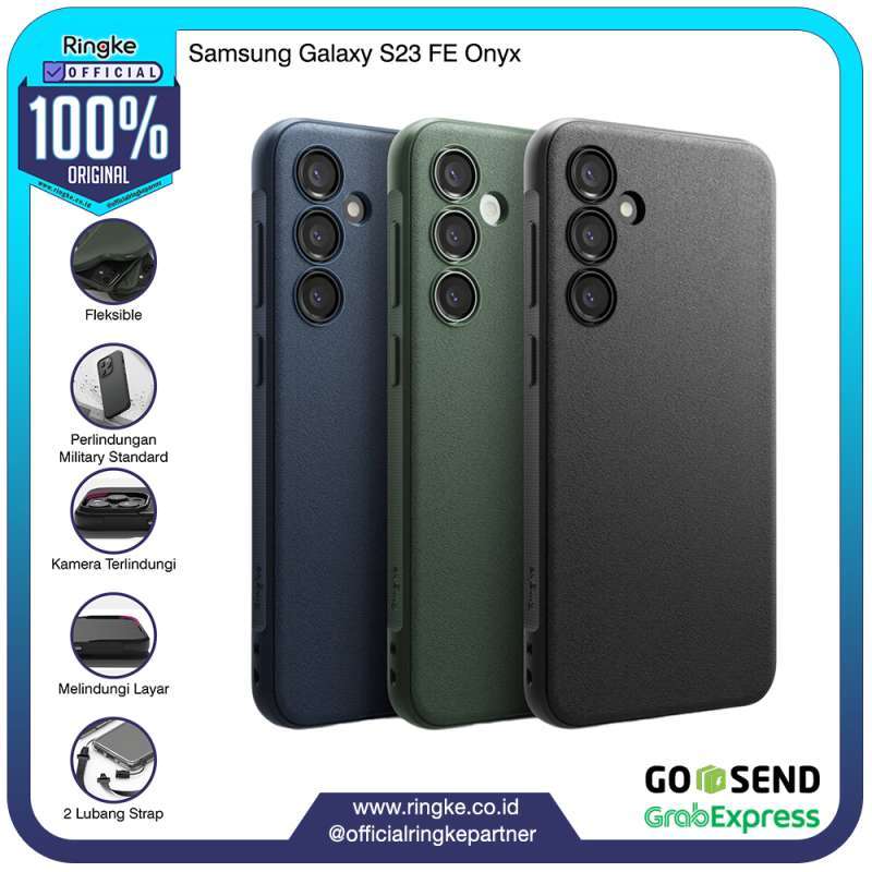Promo Ringke Samsung Galaxy S23 Fe Onyx Casing Slim Tahan Banting Anti ...