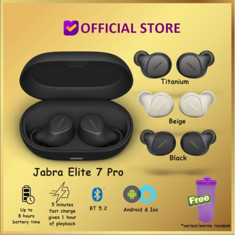 Promo Jabra Elite 7 Pro True Wireless Earbuds Anc Tws Elite7 Diskon 50% Di Seller Daun Muda ...
