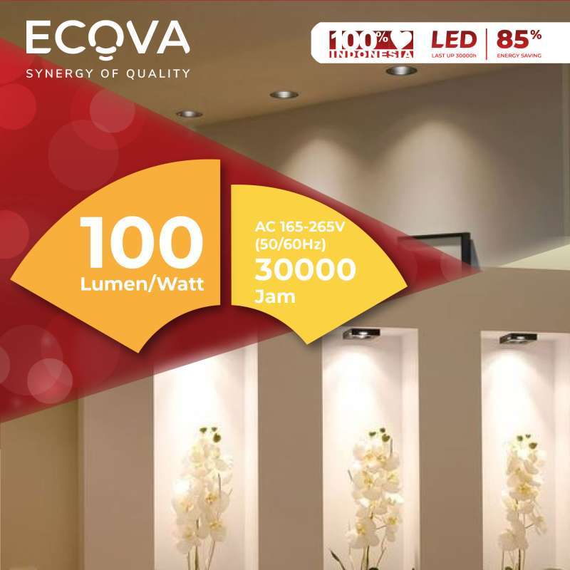 Jual ECOVA Lampu LED Spotlight MR 16 Fitting E27 di Seller ECOVA LED ...