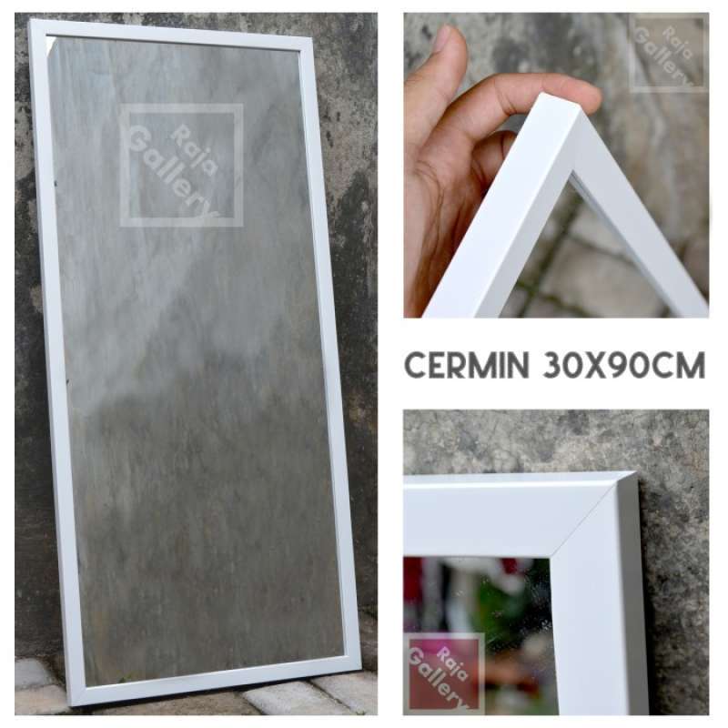 Promo Kaca Cermin 30x90cm Gantung Frame Minimalis Dinding Rias Kamar ...