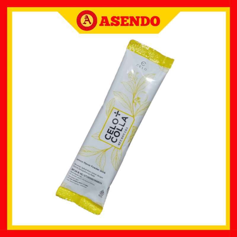 Jual Celo Colla+ Lemon ( 1 Sachet ) Powder Drink Suplemen Kecantikan ...