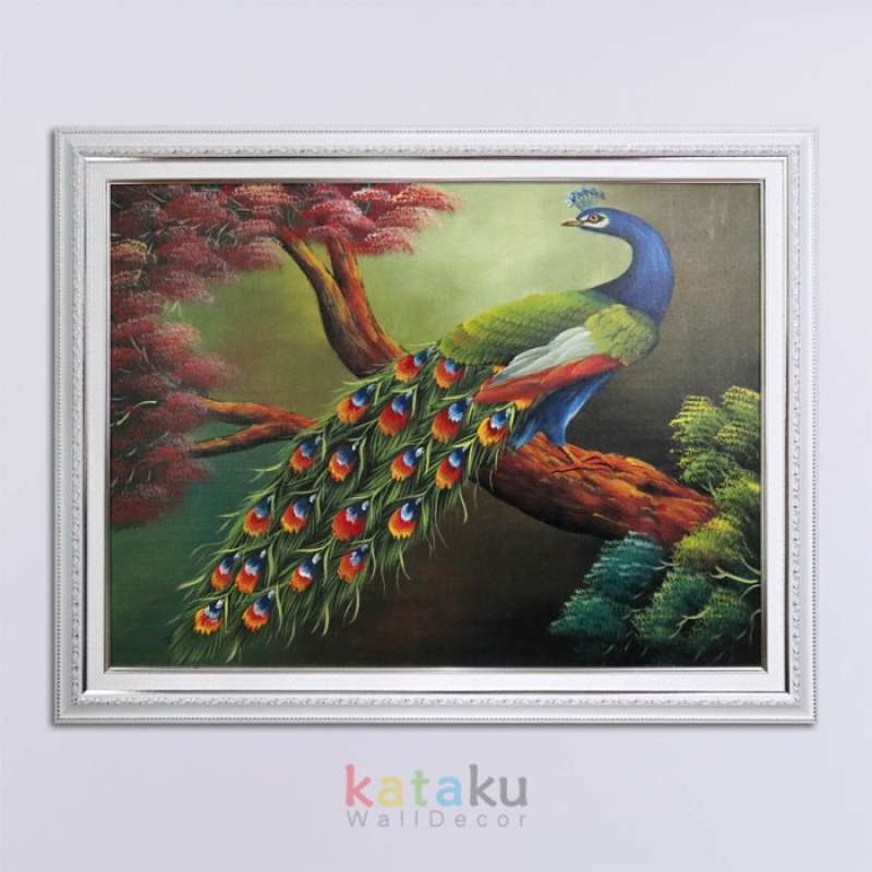 Promo Lukisan Burung Lukisan Kanvas Pemandangan Hiasan Dinding Rumah Diskon 35% Di Seller King ...