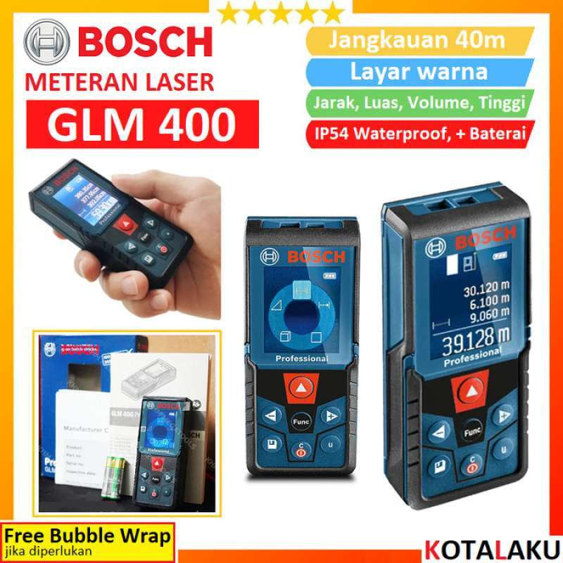 Jual Bosch Laser Meter Glm 400 Original Murah - Harga Diskon Mei 2024 | Blibli.com