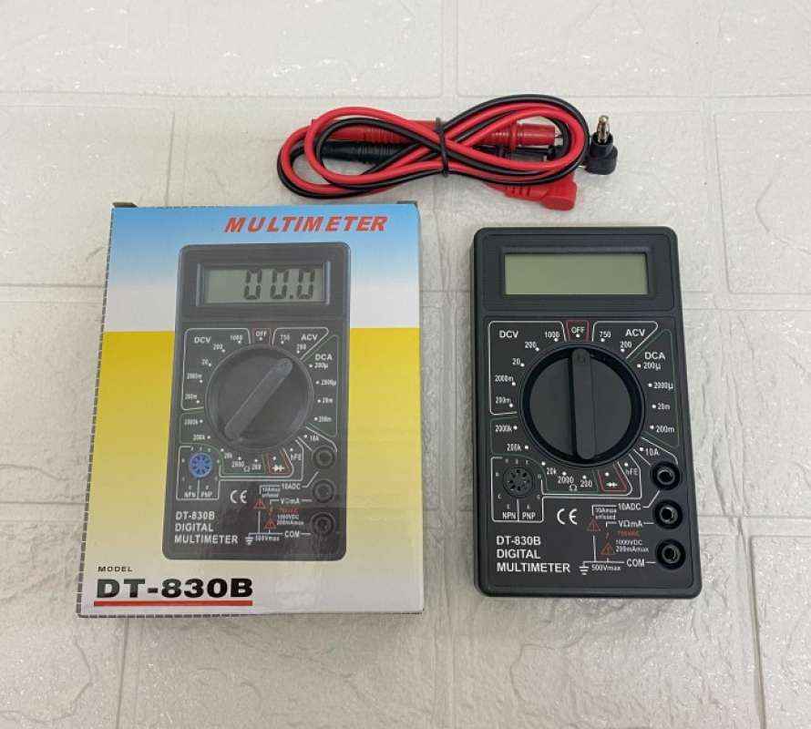 Promo Multimeter Avometer Multitester Digital Dt-830b Dt830b Diskon 23% ...