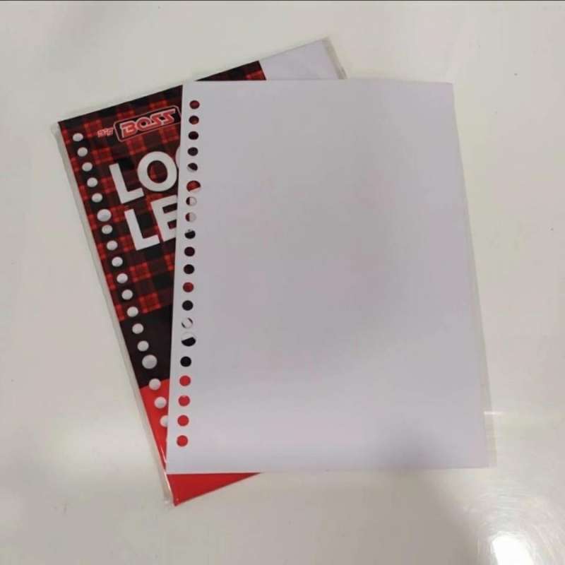 Jual Loose Leaf Kertas File Isi Binder Big Boss A5 100 Lembar Garis / Polos Di Seller Goshen ...