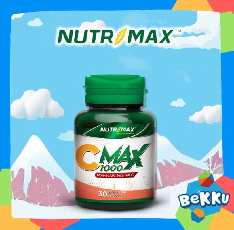 Promo Nutrimax C MAX 1000 mg Isi 30s / Vitamin C CMAX 1000 mg / beKKu Diskon 33% di Seller ...