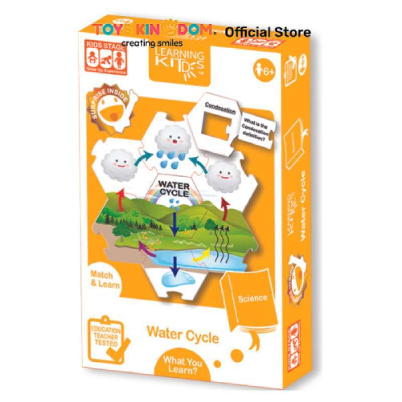 Promo Kiddy Star Learning Kids Water Cycle Puzzle Diskon 23% Di Seller ...