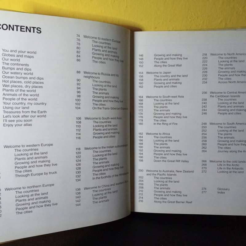 Jual majalah bahasa Inggris childcraft picture atlas hard cover 288 hal ...