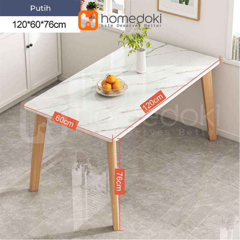 Promo Homedoki Meja Makan Minimalis / Meja Makan Murah / Meja Makan ...