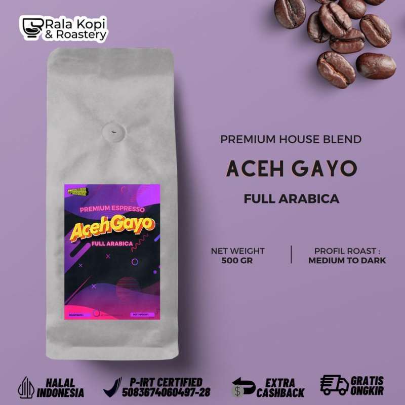 Jual Aceh Gayo Es Kopi Susu Espresso Full Arabika | House Blend Rala ...