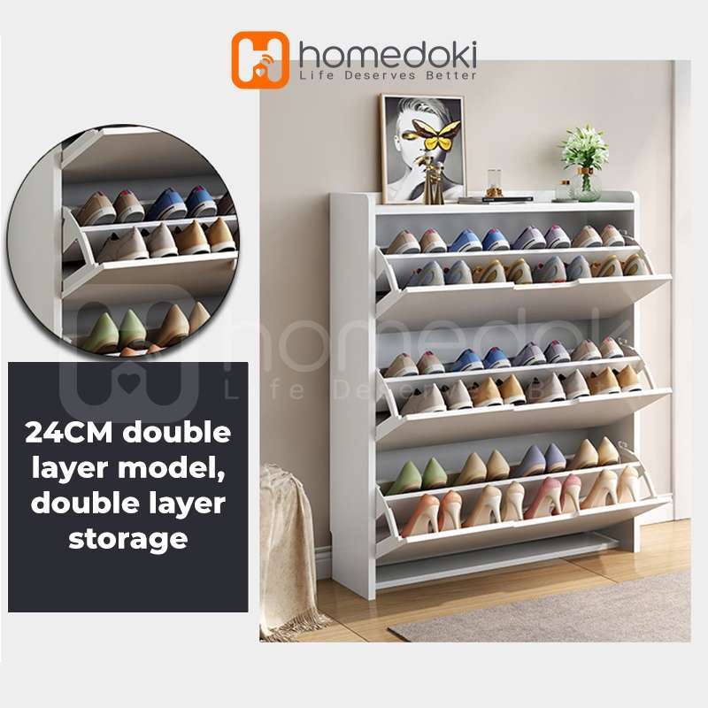 Promo Homedoki Shoes Cabinet / Shoes Kabinet Multifungsi / Lemari ...