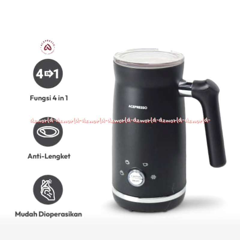 Jual Acepresso 4in1 Milk Frother Maker Black Alat Pembuat Buih Susu Di ...
