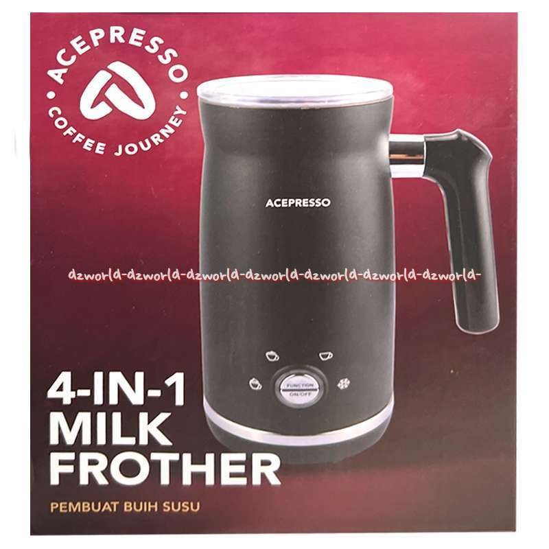 Jual Acepresso 4in1 Milk Frother Maker Black Alat Pembuat Buih Susu Di ...
