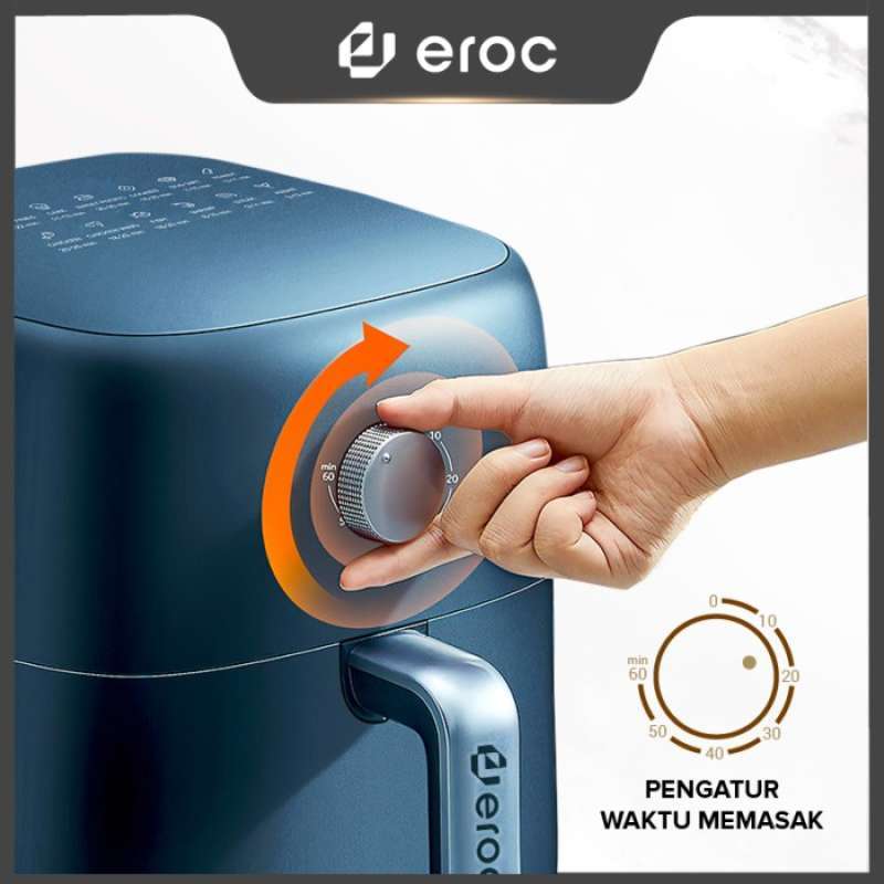 Promo New Eroc Air Fryer-Kapasitas 5.5 Liter - Mesin Penggoreng Tanpa ...