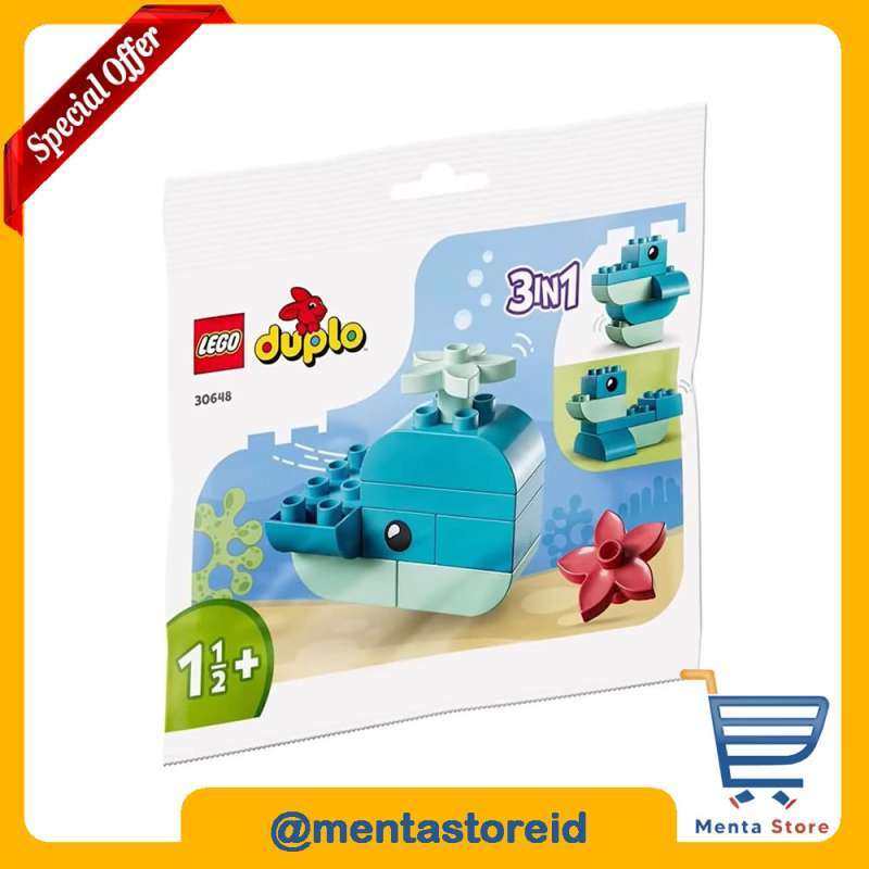 Promo Lego Duplo 30648 Polybag Whale Diskon 34% Di Seller Menta Toys ...