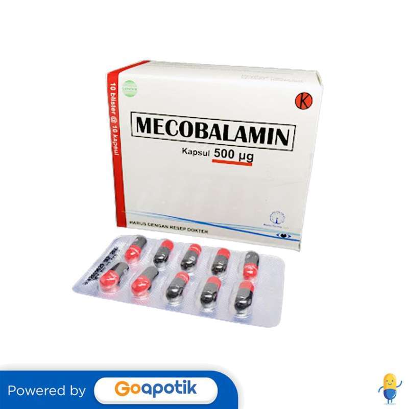 Jual Mecobalamin Mulia 500 Mcg Box 100 Kapsul Di Seller Apotek Dithan ...