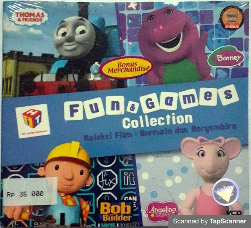 Promo [Thomas, Barney, Bob & Angelina] Fun & Games Collection | VCD ...
