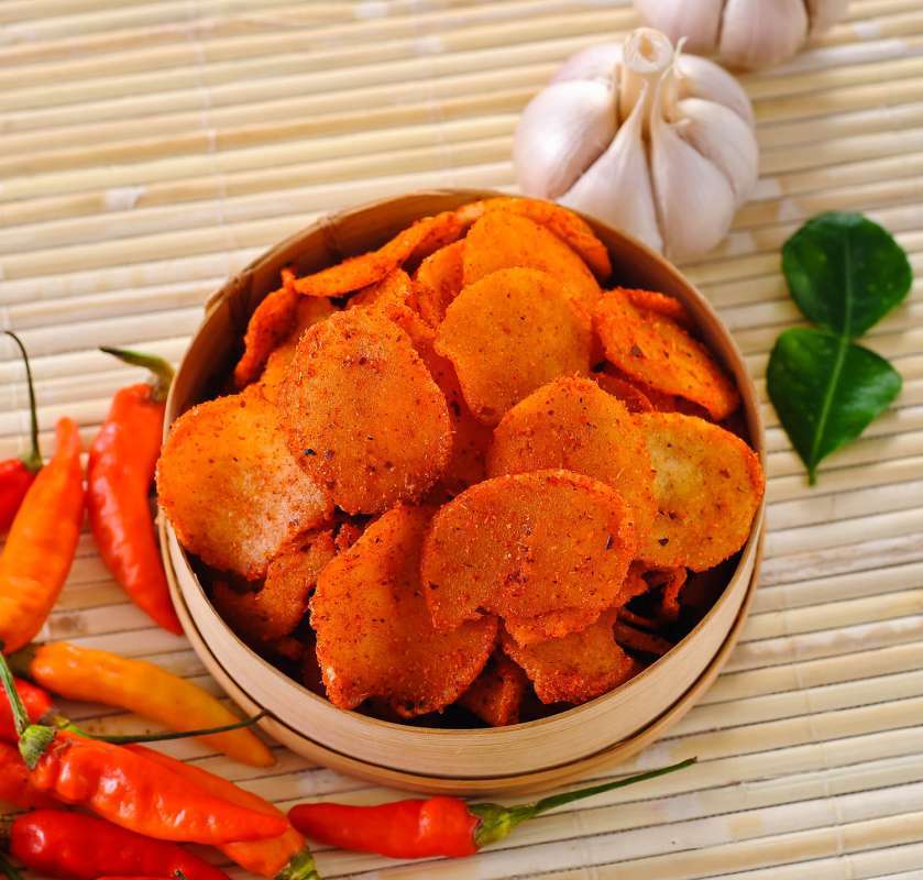 Promo Keripik CImol Kering Pedas Extra Hot Aneka Rasa 1Kg Morang Moreng ...
