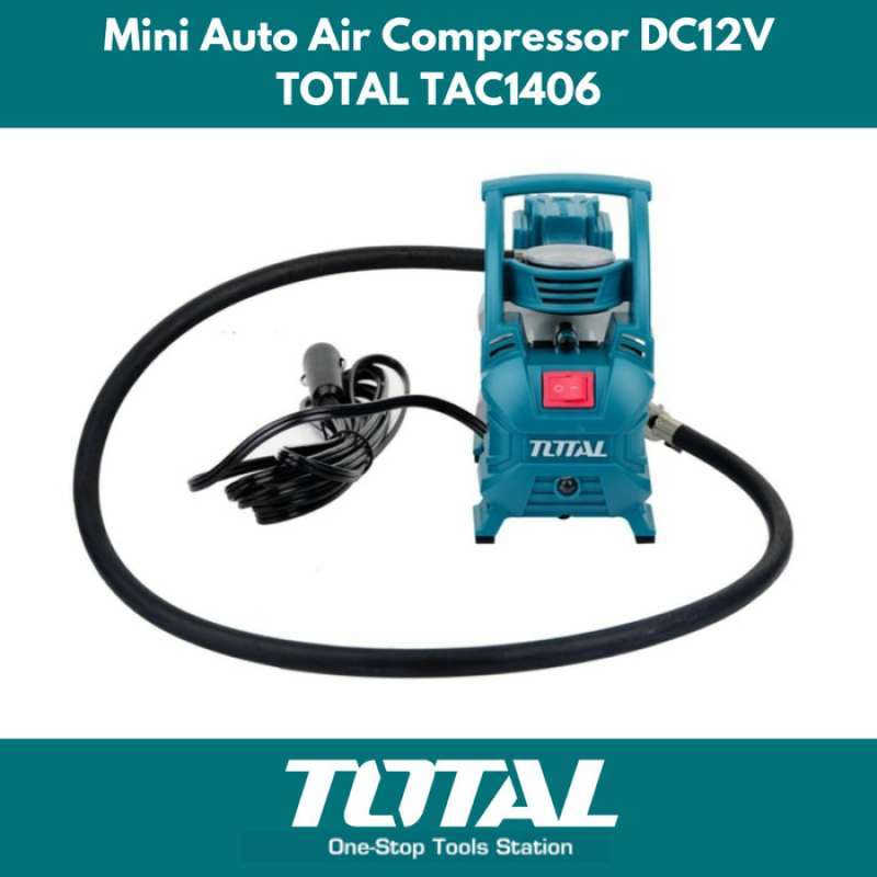 Promo Mini Kompresor Angin Ban Auto Air Compressor Total Ttac1406 ...