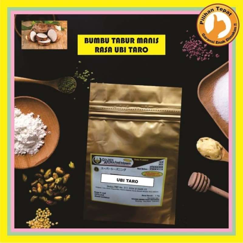Promo Bumbu Tabur Manis Taro 1 Kg Jual Bubuk Tabur Rasa Ubi Taro Halal ...