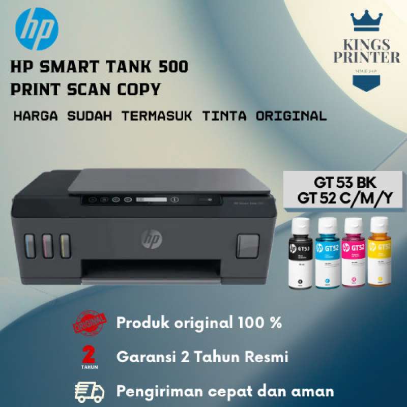 Promo Printer HP Smart Tank 500 HP 500 Print Scan Copy - Garansi Resmi ...
