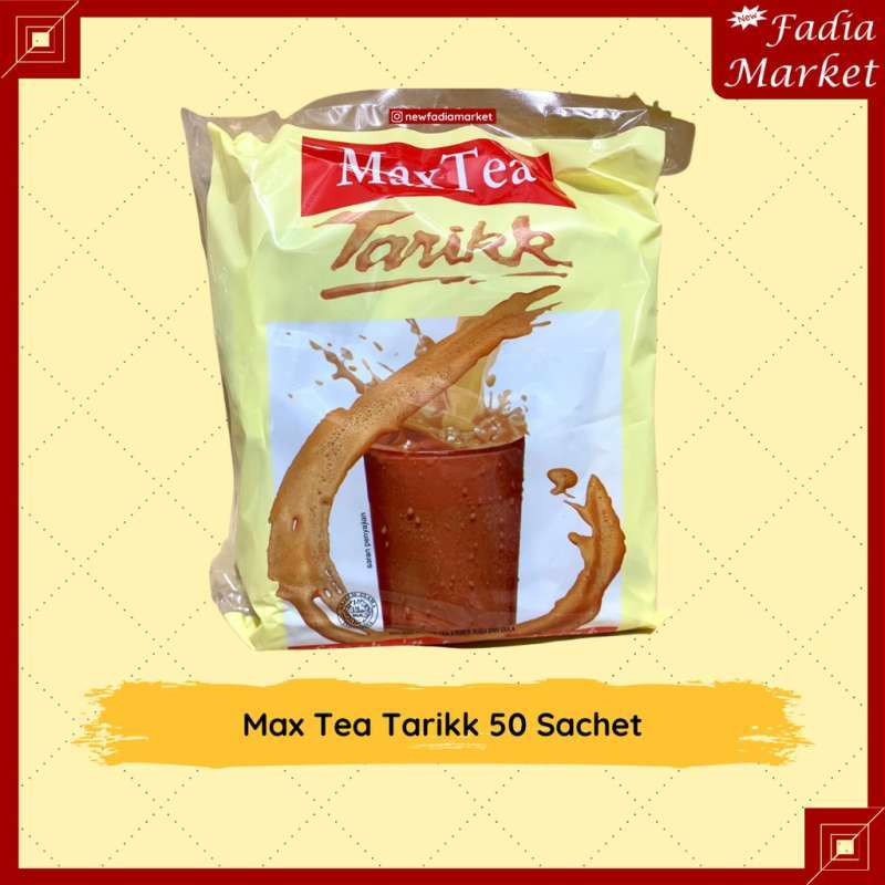 Jual Max Tea Tarikk 50 Sachet Di Seller New Fadia Market - Bongkaran ...
