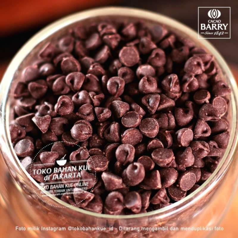 Promo Cacao Barry Callebaut Chocolate Drops 250gr 50% Dark Chocolate ...