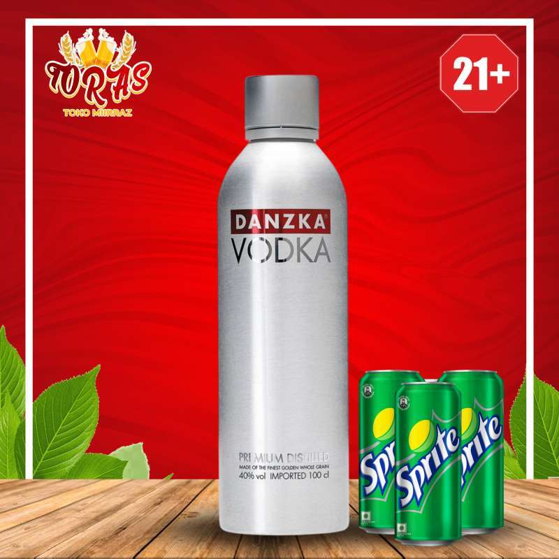 Jual Danzka Vodka Original Premium Distilled 750ml + 3 Can Sprite di ...