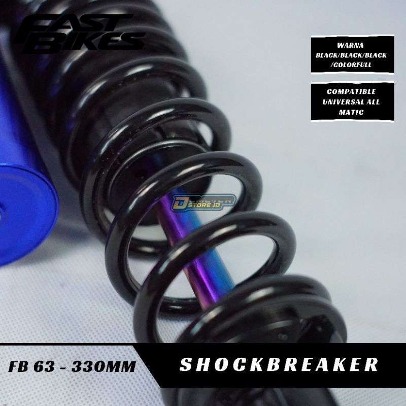 Jual ShockBreaker FastBikes Tiang Rainbow All Matic Tabung Atas Variasi ...