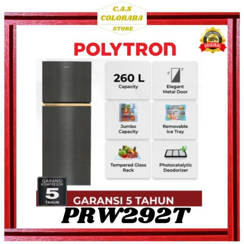 Jual Kulkas Polytron Prw292 Original, Murah & Diskon April 2024 | Blibli