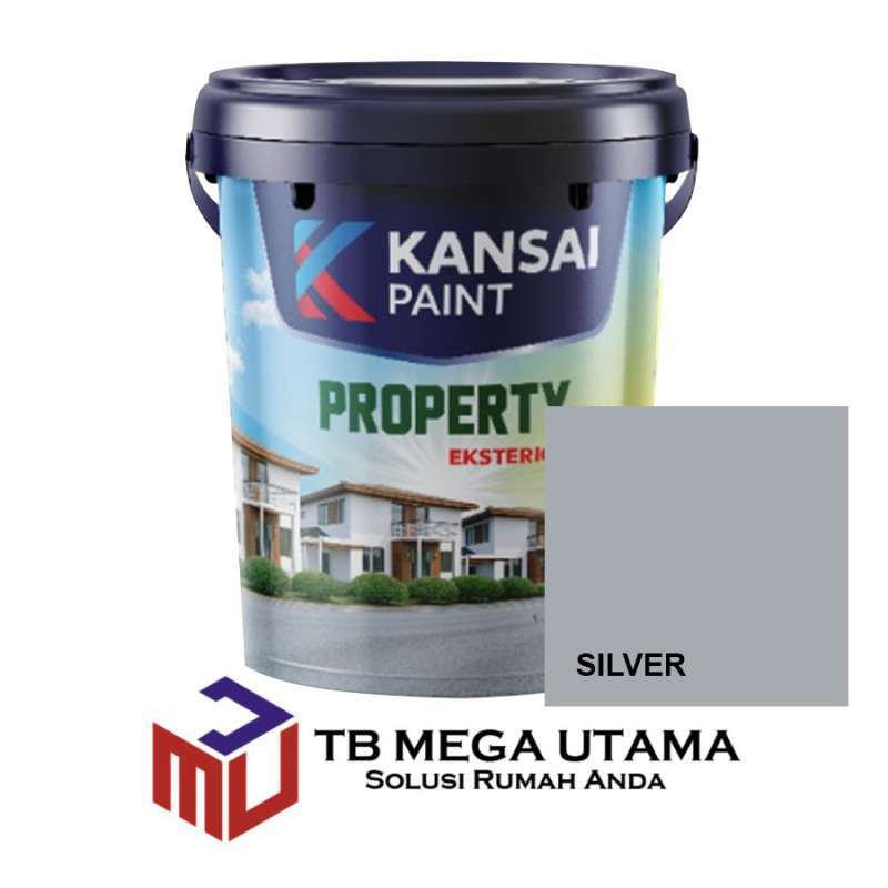 Jual Kansai Paint Property Eksterior Silver 25 Kg | Cat Tembok ...