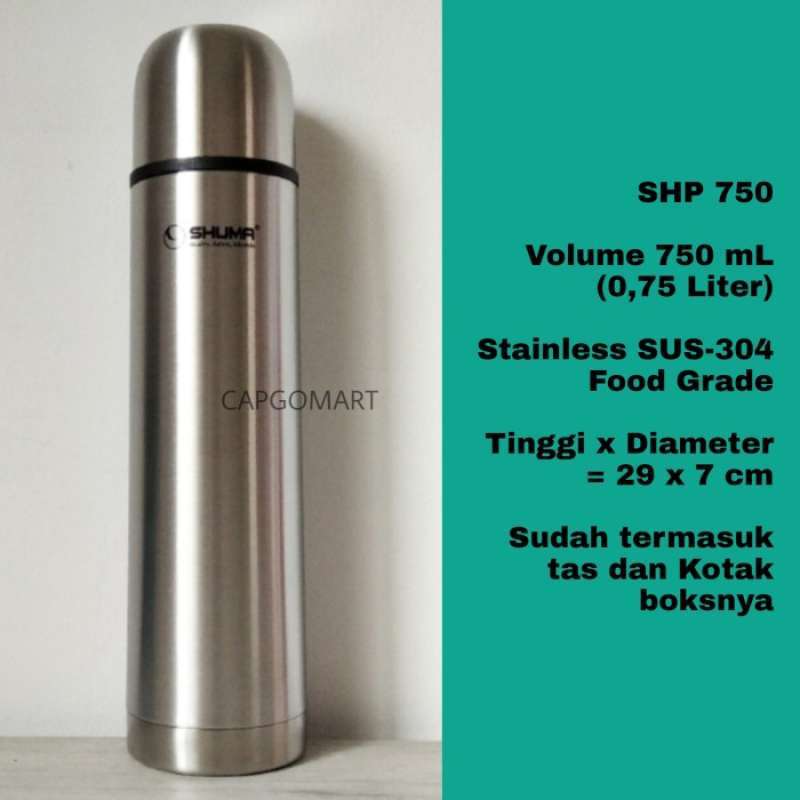 Jual Botol Termos Air Minum Panas Dan Dingin Shuma Stainless Food - Shp ...