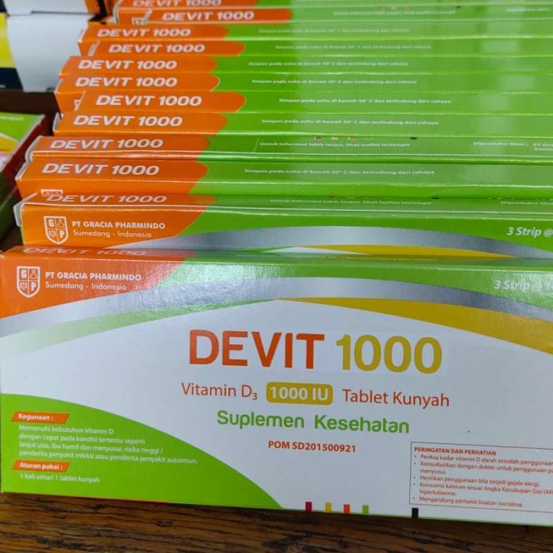 Promo Devit 1000 Vit D 1000 Diskon 33% Di Seller Ksm Store - Meruya Selatan (udik), Kota Jakarta ...