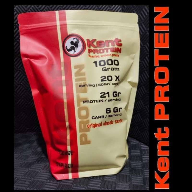 Promo KENT PROTEIN 1KG WHEY PROTEIN LOW BUDGET 100% ROASTED SOY BEAN ...