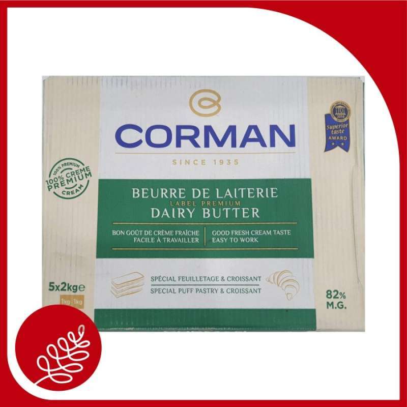 Promo Corman Dairy Butter Sheet 2kg / Makanan / Susu / Butter / Mentega ...