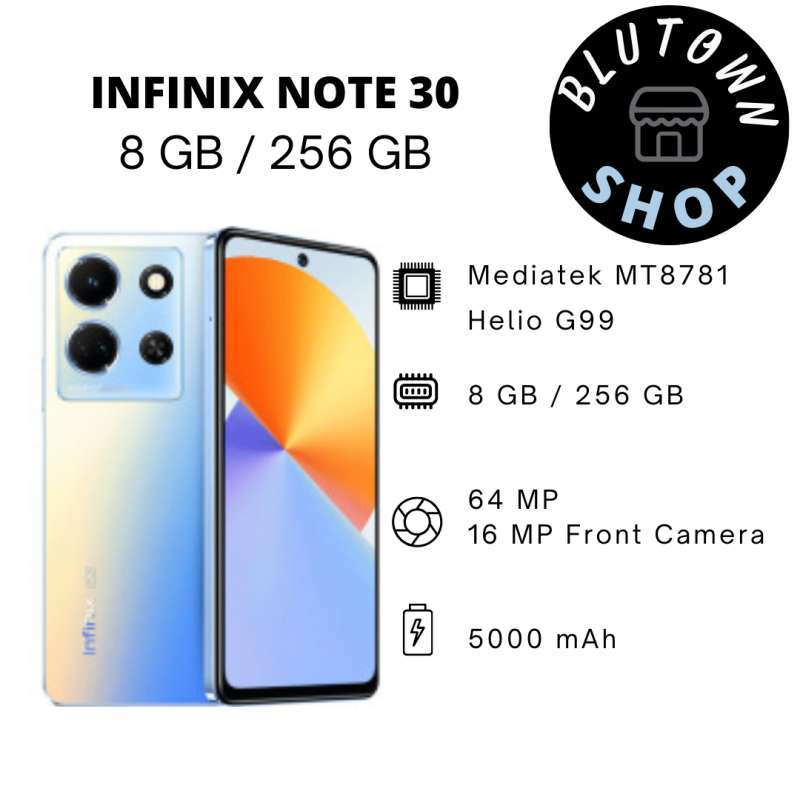 Jual Infinix Note 30 8/256GB Garansi Resmi di Seller BluTownShop ...