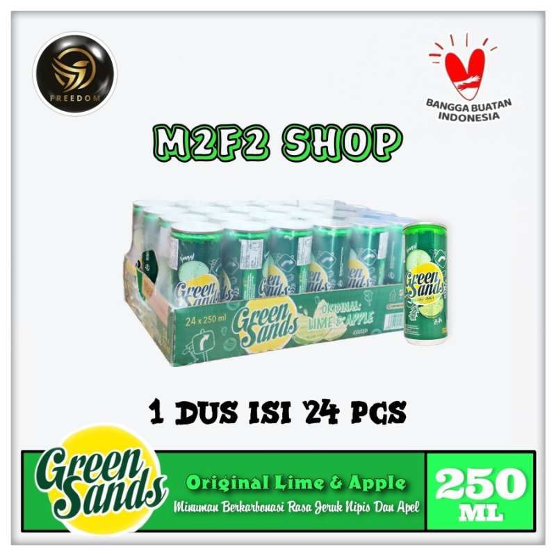 Promo Green Sands Original Lime & Apple Minuman Bersoda Kaleng | Can ...