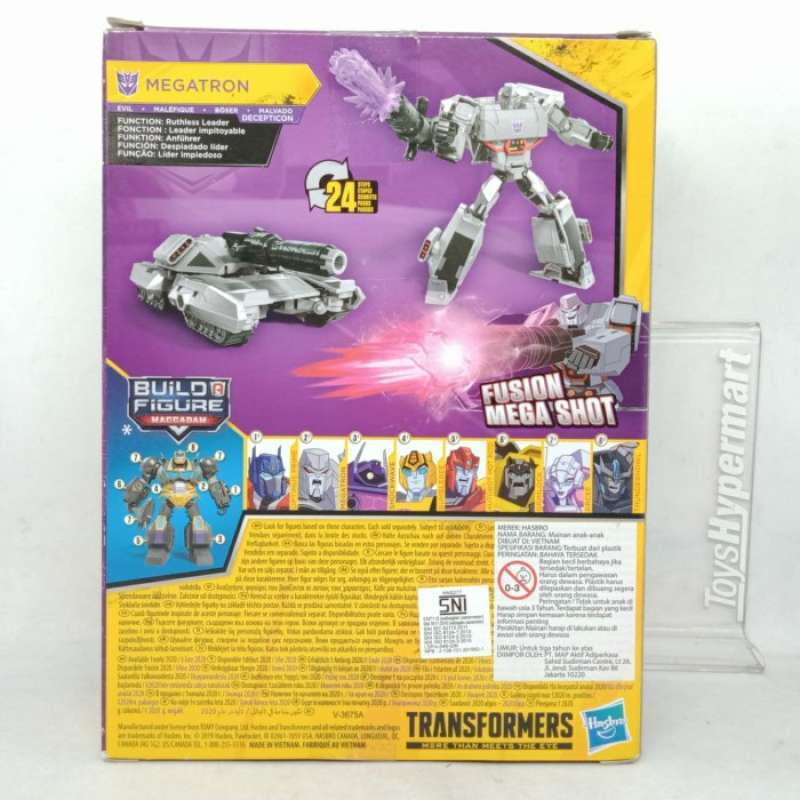 Jual Ori Megatron Build A Figure Maccadam Transformers Cyberverse Hasbro 1 Di Seller Qairina ...